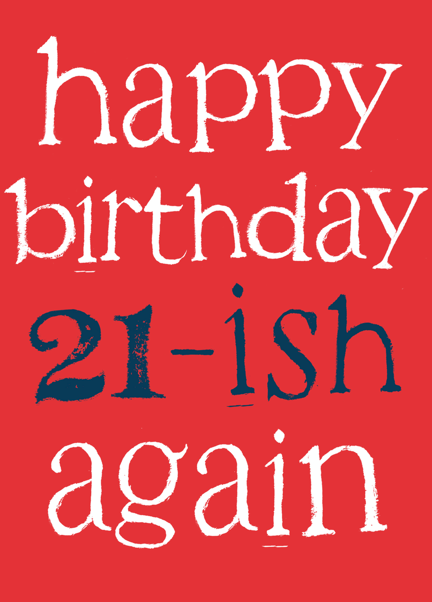 Personalised Funny 21st Birthday Card – Hallmark