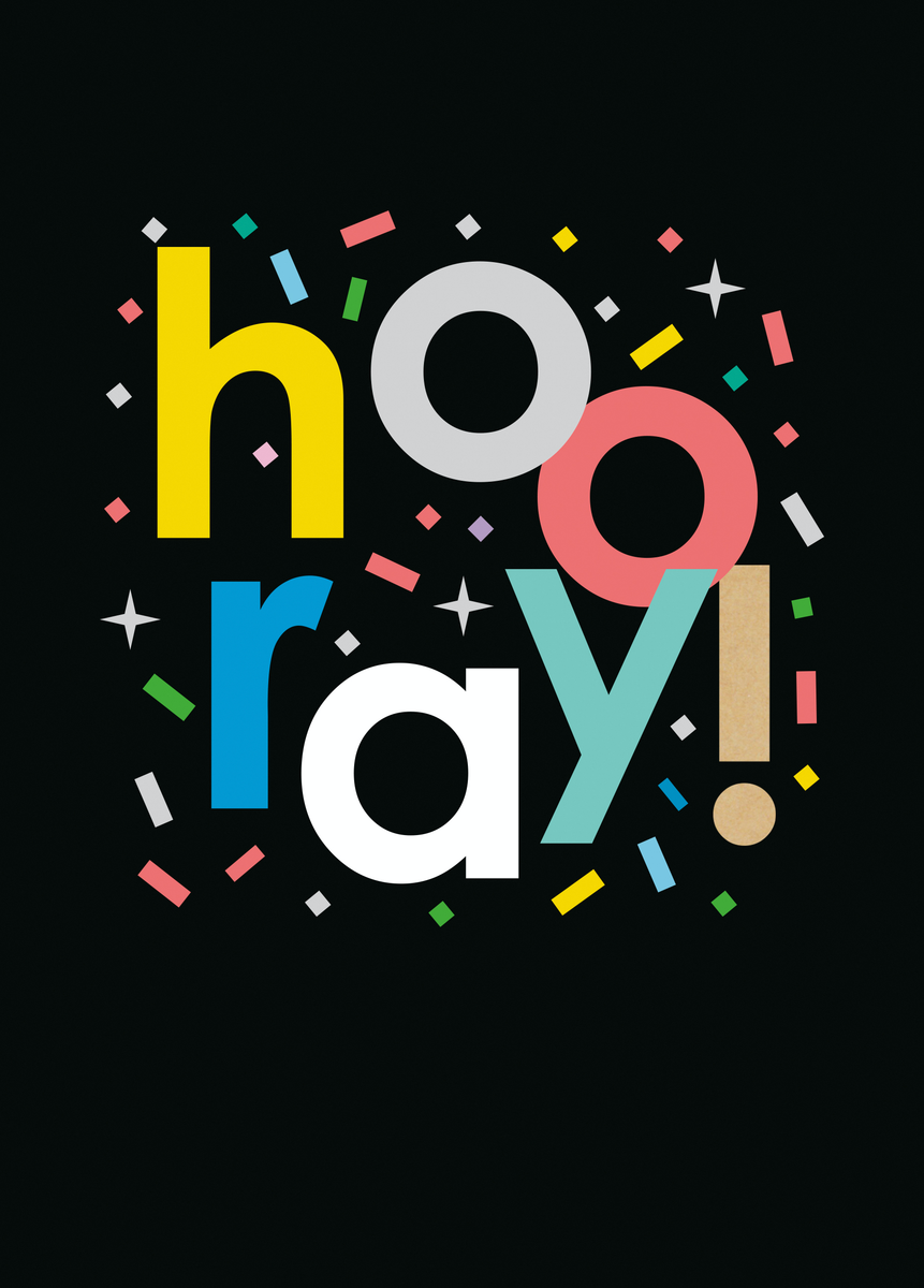 Personalised Hooray Congratulations Card – Hallmark