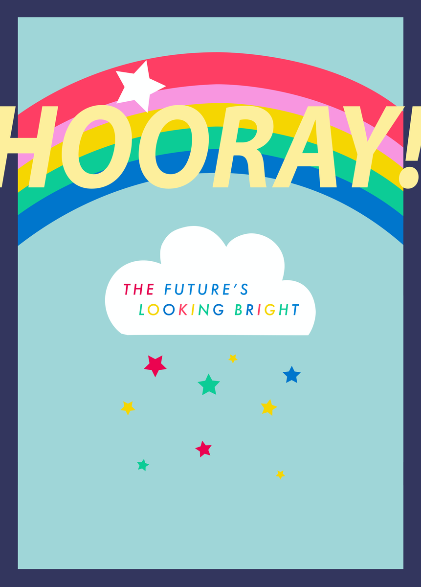 Personalised Rainbow Congratulations Card – Hallmark