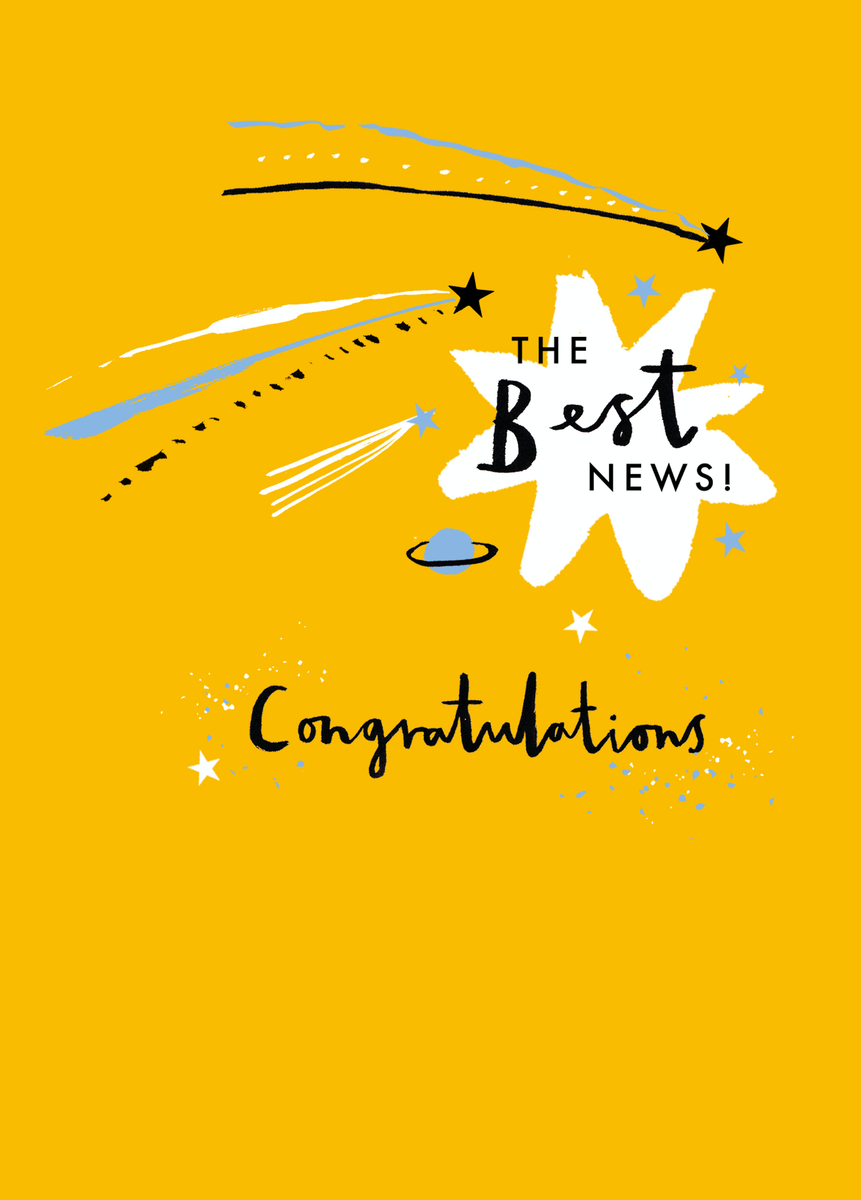 Personalised The Best News Congratulations Card – Hallmark