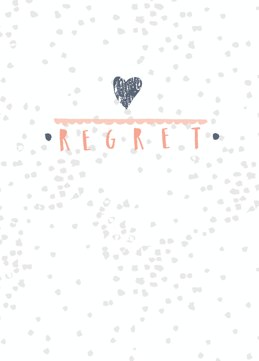 Personalised Contemporary Wedding Decline Response Card – Hallmark