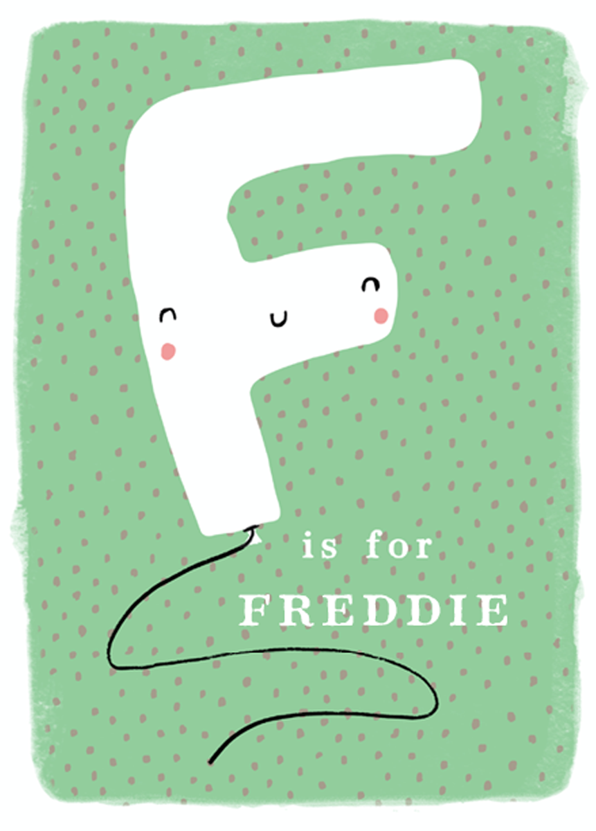 Editable Fun Letter F Birthday Card | Personalised Cards | Hallmark UK