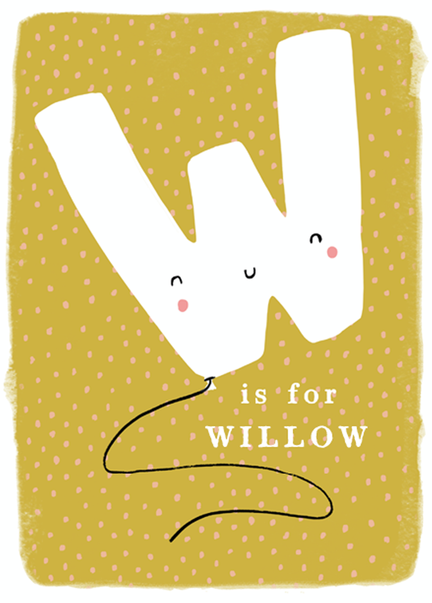 Editable Fun Letter W Birthday Card | Personalised Cards | Hallmark UK