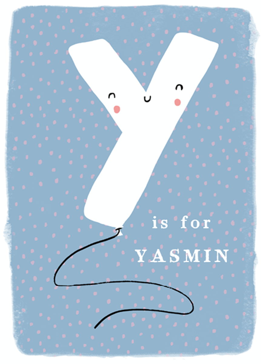 Editable Fun Letter Y Birthday Card | Personalised Cards | Hallmark UK