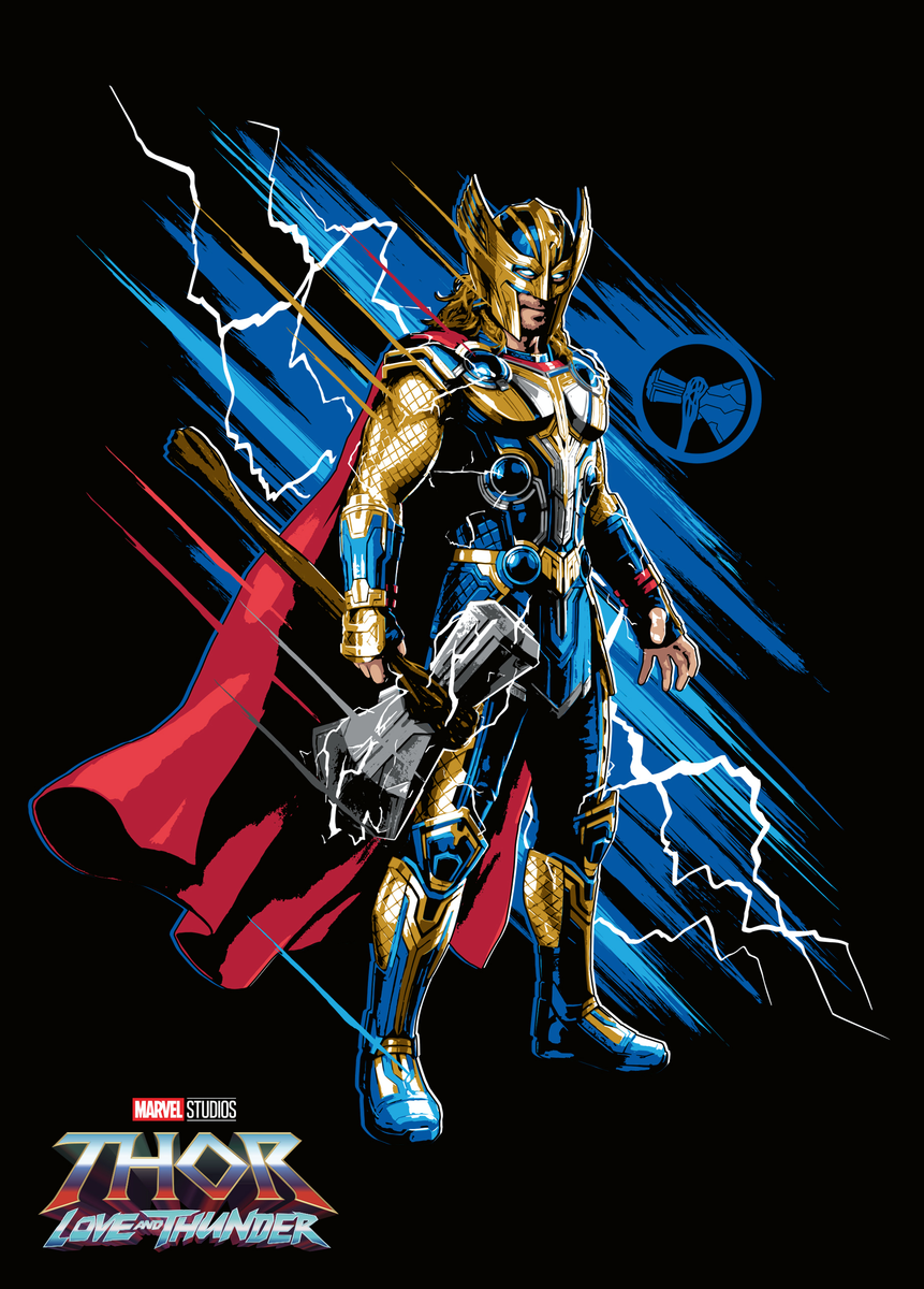 Personalised Marvel Thor Thunder and Lightning Comic Card – Hallmark