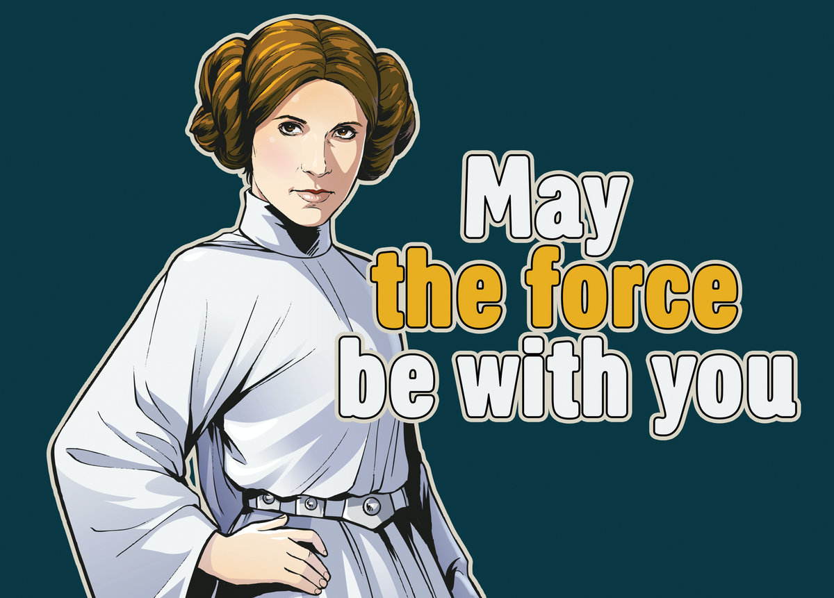 Personalised Star Wars™ Princess Leia Birthday Card – Hallmark