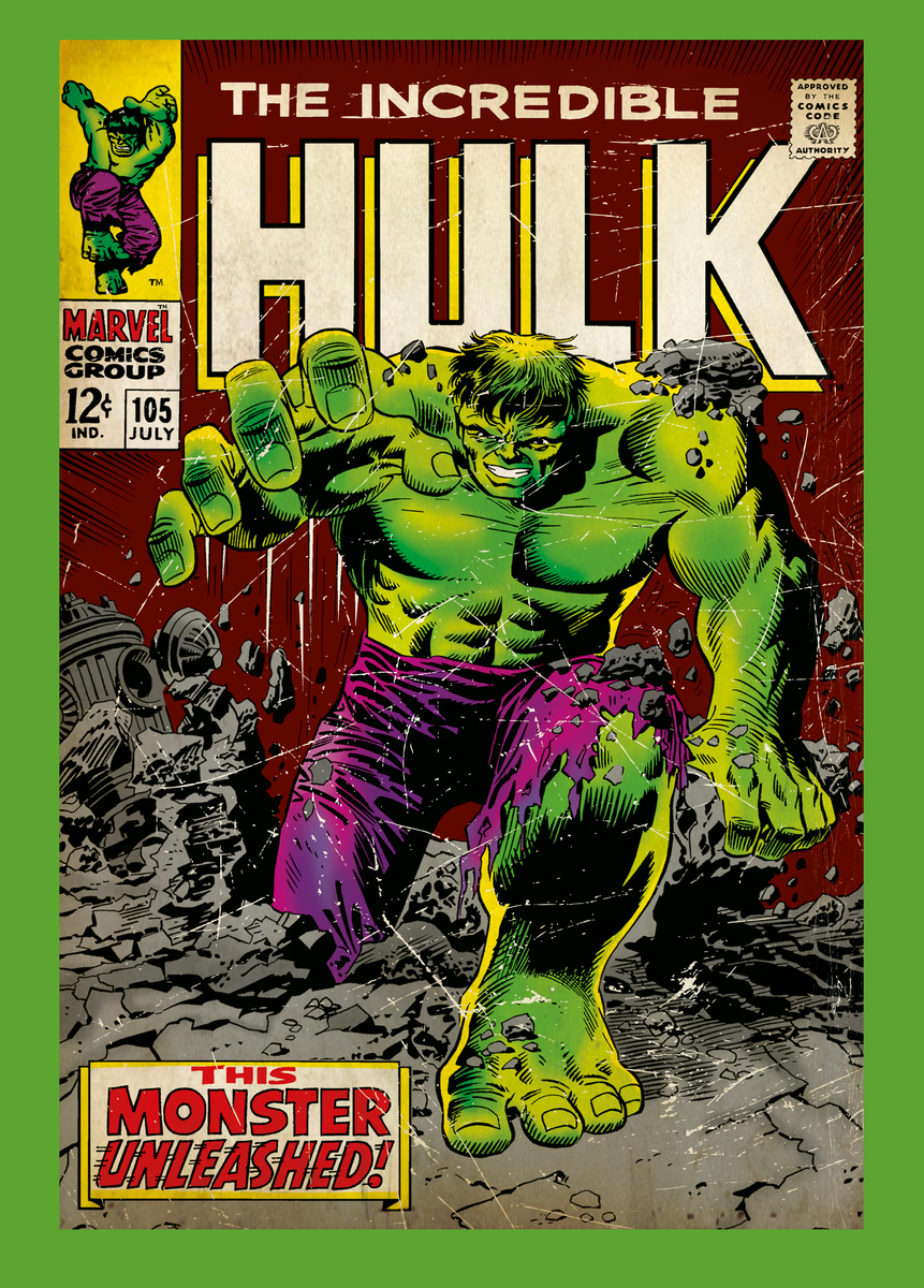 Personalised Marvel Avengers Incredible Hulk Card – Hallmark