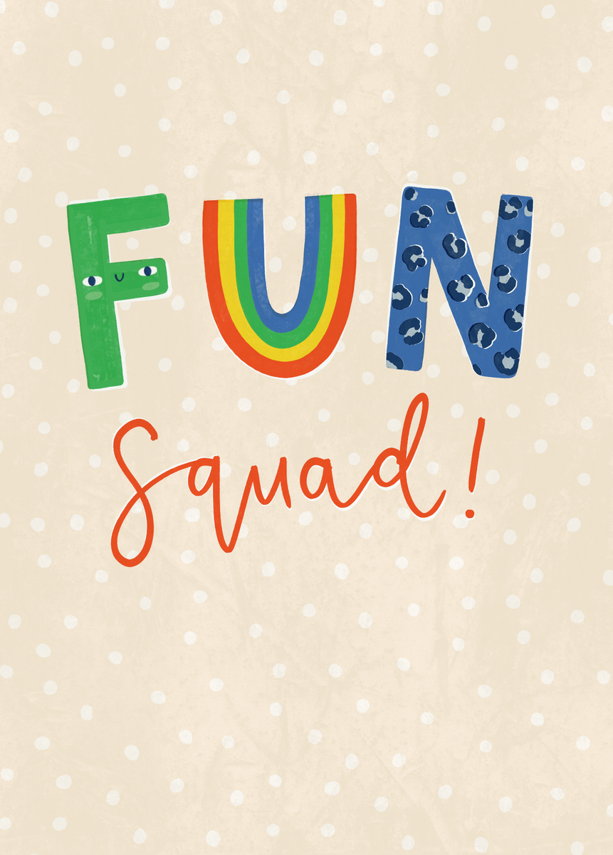 Personalised Fun Squad Friends Birthday Card – Hallmark