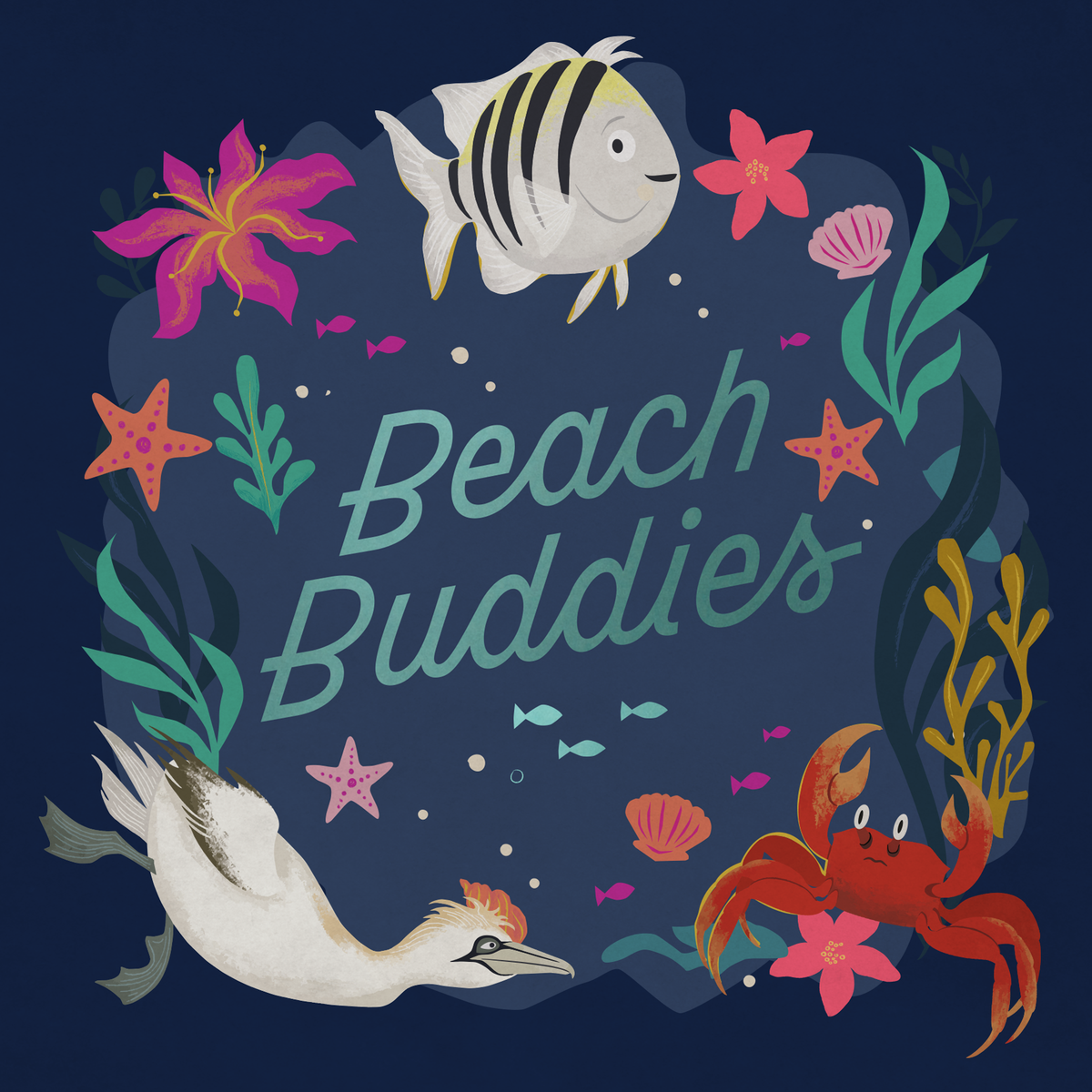 Personalised Kids Disney The Little Mermaid & Animals Birthday Card ...